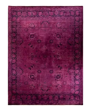 Bloomingdale'S Fine Vibrance M1471 Area Rug 9'2x12'1 - Black