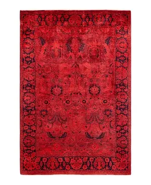 Bloomingdale'S Fine Vibrance M1151 Area Rug 4'3x6'2 - Orange