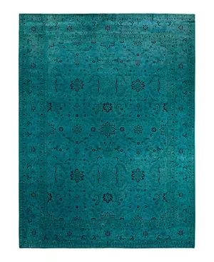 Bloomingdale'S Fine Vibrance M1375 Area Rug 9'2x12'5 - Blue