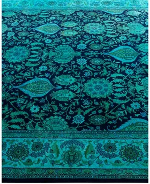 Bloomingdale'S Fine Vibrance M1495 Area Rug 6'1x9'2 - Purple