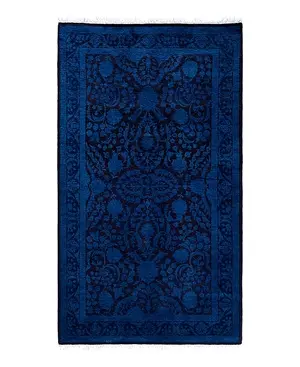 Bloomingdale'S Fine Vibrance M1453 Area Rug 3'1x5'5 - Blue