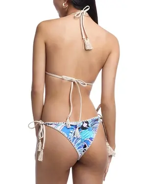 CAPITTANA Acacia Retro Crochet Trim Bikini Top