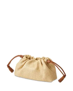 Veronica Beard Small Raffia Crossbody Bag