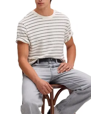 Nn07 Pedro Stripe T-shirt - Navy Blue