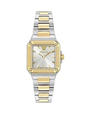 Versace Greca Edge Watch, 30mm - Two Tone