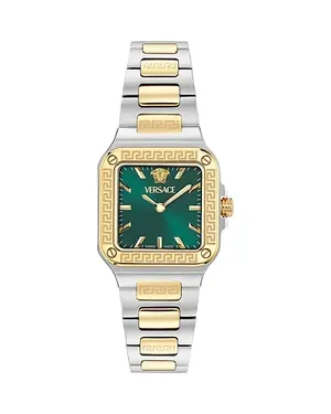 Versace Greca Edge Watch, 30mm - Two Tone