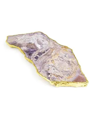 GAURI KOHLI Dazzle Amethyst Cheese Board - Purple