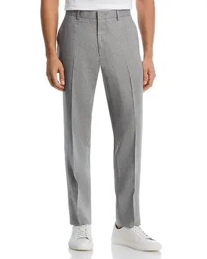 Vince Delave Linen Slim Fit Suit Pants - Light Grey