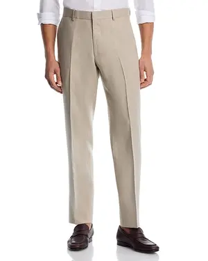 Vince Delave Linen Slim Fit Suit Pants - Oatmeal