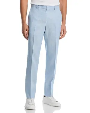 Vince Delave Linen Slim Fit Suit Pants - Powder Blue