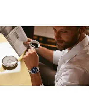 Bulova Performance Series B Watch, 41mm - Silver/white