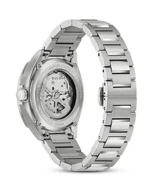 Bulova Tony Bennett Nyc Watch, 39mm - Silver/purple