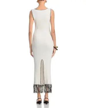 TOCCIN Ashtin V-neck Midi Dress