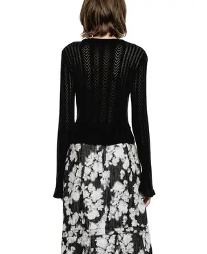Anna Sui Victorian Pointelle Cardigan