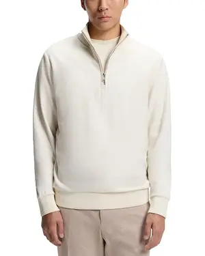 BOSS H-sidney Regular Fit Sweatshirt - Open White