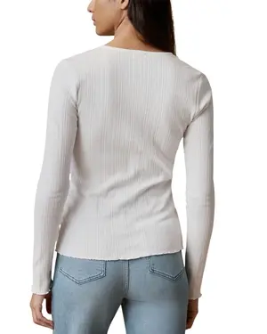 Faherty Brand Paradise Pointelle Cardigan