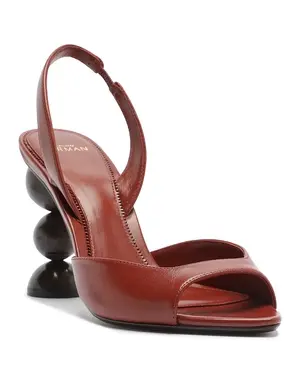 ALEXANDRE BIRMAN Tropicana High Heel Leather Sandals