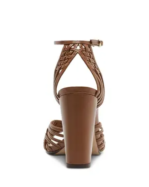 ALEXANDRE BIRMAN Lillian Leather Sandals - Espresso