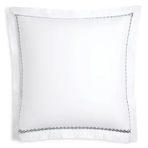 MATOUK Atticus Embroidered Sham, Euro Exclusive - Celadon