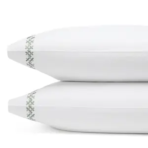 MATOUK Atticus Embroidered Percale Sheet Set, King Exclusive