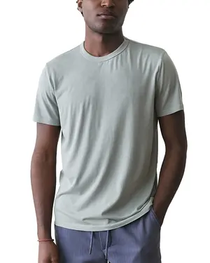Marine Layer Signature Sea Change Crew Tee - Iceberg Green