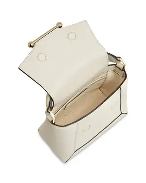 Strathberry Mosaic Nano Leather Crossbody Bag - Vanilla
