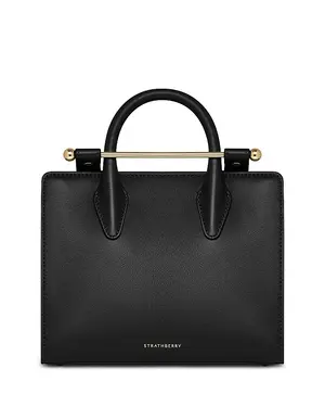 Strathberry Mini Leather Tote Bag - Black