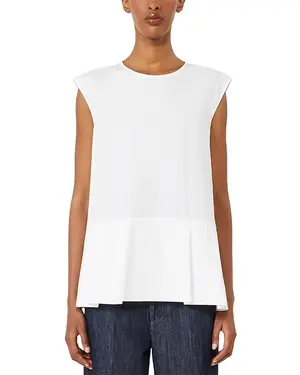 Max Mara Smmbrava Back Tie Top - White