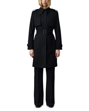 Mackage Ladies Trench Coat - Black