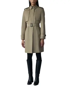 Mackage Ladies Trench Coat Light Camel