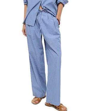 ALEX MILL Hudson Striped Pants - Blue/ivory