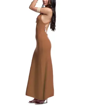 CAPITTANA Ignacia Dress - Lightbrown