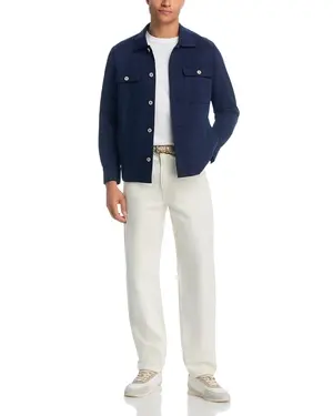 Eleventy Cotton Jersey Overshirt