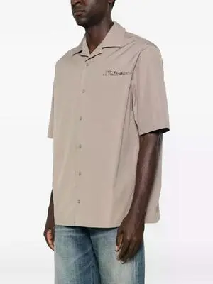 Off-White Buttoned Short-sleeve Shirt