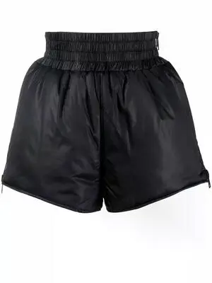 Red Valentino Side-zip Padded Shorts - Black