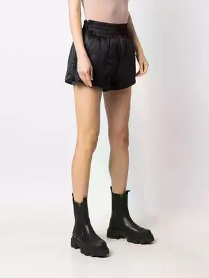 Red Valentino Side-zip Padded Shorts - Black