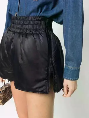 Red Valentino Side-zip Padded Shorts - Black