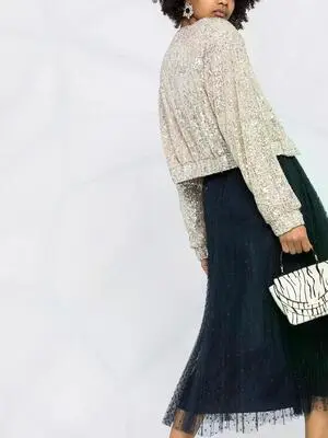 Red Valentino High-rise Flared Midi Skirt
