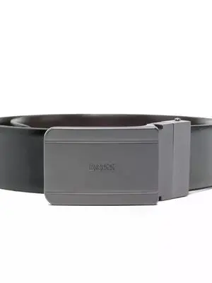 BOSS Logo Leather Belt