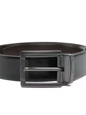 BOSS Logo Leather Belt