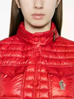 Moncler Gumiane Sleeveless Gilet - Red
