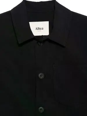 Altea Constantin Seersucker Shirt Jacket - Blue