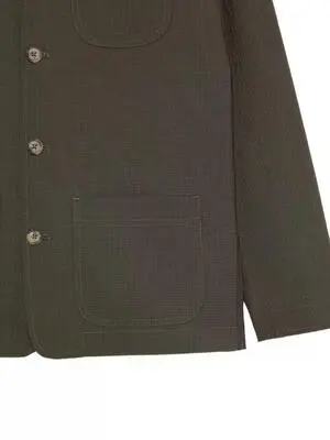 Altea Constantin Seersucker Shirt Jacket - Green