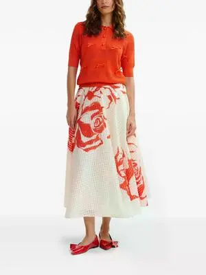 Essentiel Antwerp Floral Print A-line Skirt