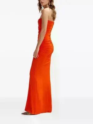 Essentiel Antwerp Strapless Maxi Dress - Orange