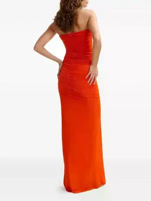 Essentiel Antwerp Strapless Maxi Dress - Orange