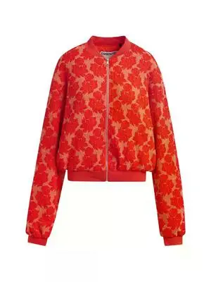Essentiel Antwerp Floral Print Bomber Jacket