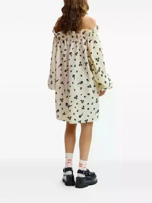 Essentiel Antwerp Floral-print Ruffled Mini Dress