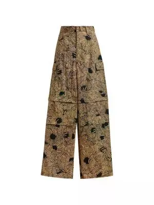 Essentiel Antwerp Floral-print Cargo Pants