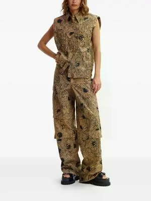 Essentiel Antwerp Floral-print Cargo Pants